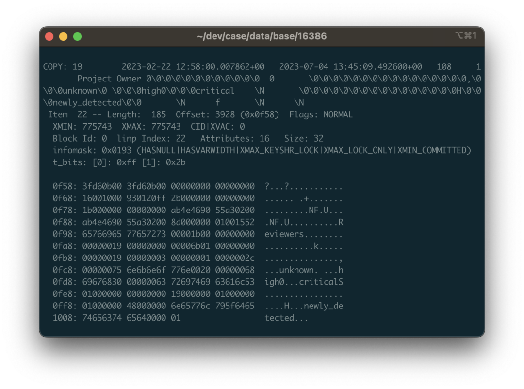 如何用 pg_filedump 抢救数据？ | PIGSTY